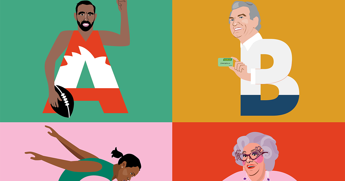 Aussie Legends Alphabet - Beck Feiner | Sydney Children's Hospitals ...