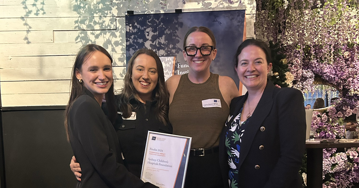 SCHF triumphs in fundraising excellence | Sydney Children's Hospitals ...